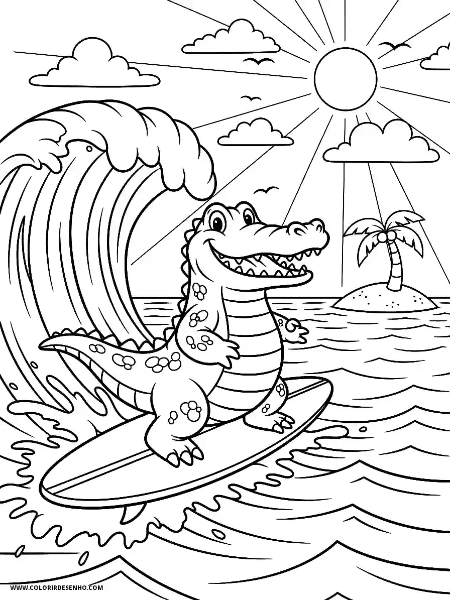 Explore 221+ Alligator Coloring Pages in Printables - Dive Into Wild ...